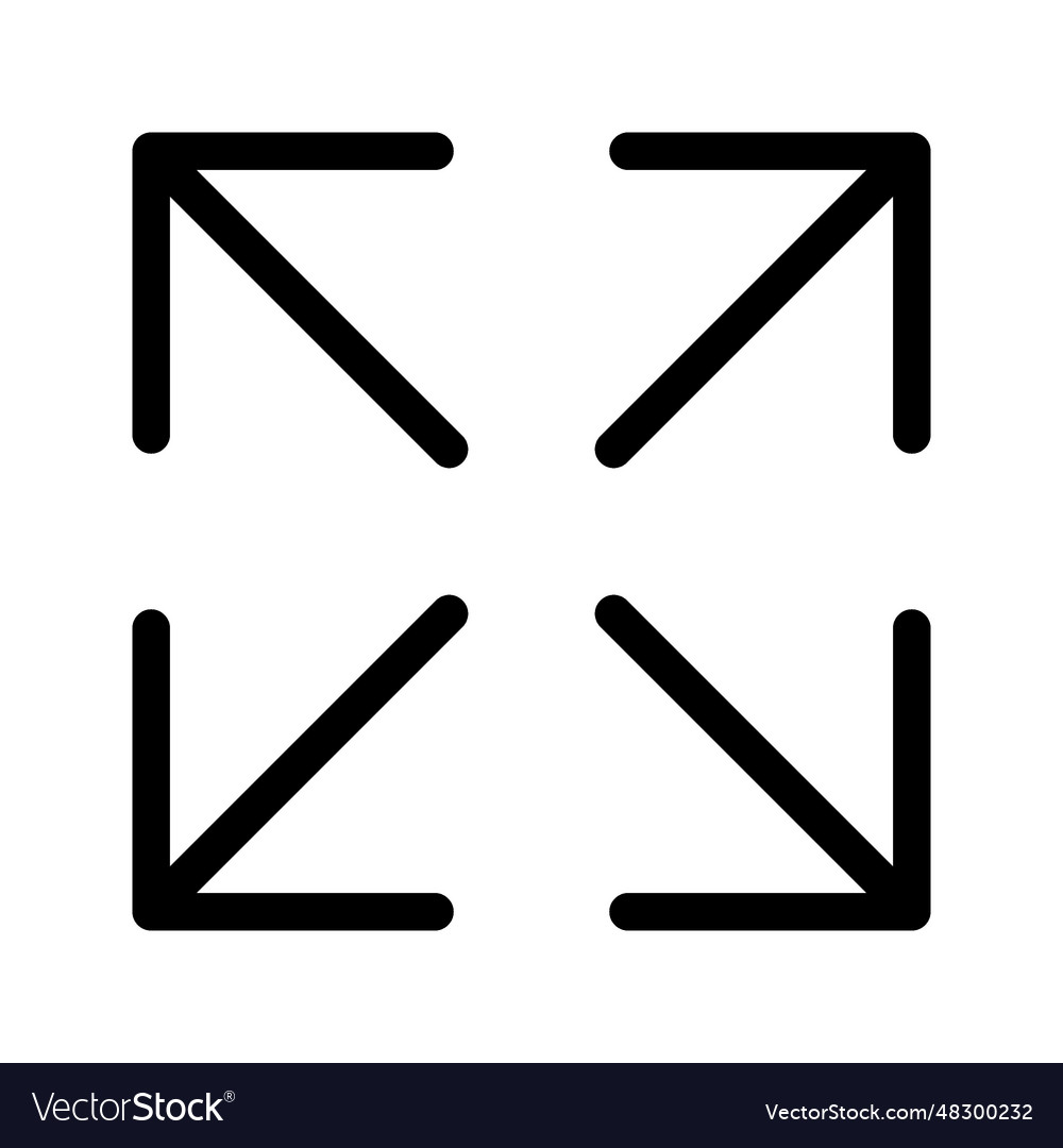 Fullscreen Icon Vector