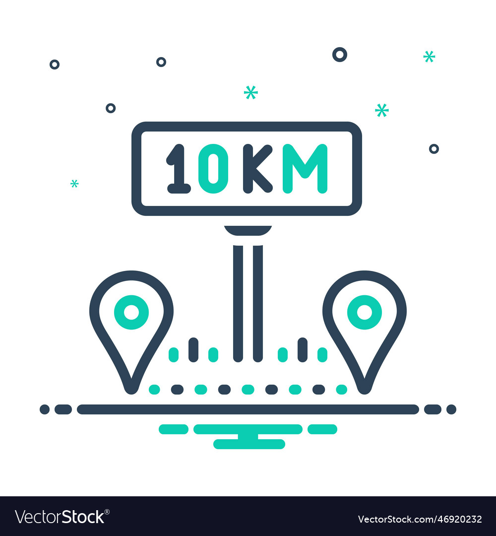 Km Royalty Free Vector Image - VectorStock