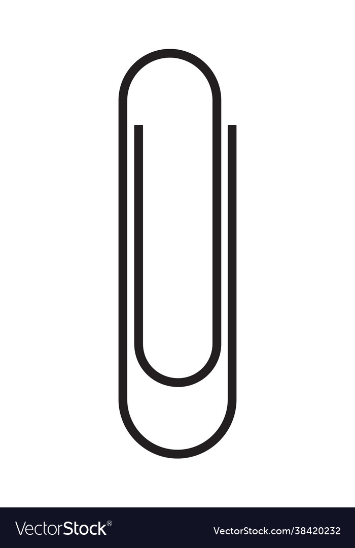 Paperclip Royalty Free Vector Image - VectorStock