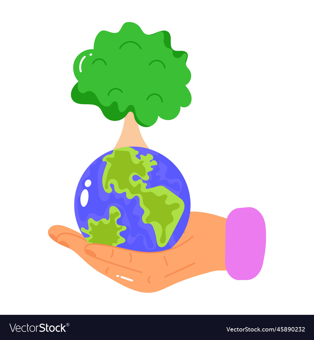Save environment Royalty Free Vector Image - VectorStock
