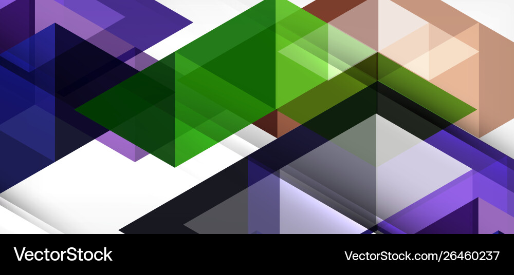 Abstract triangle pattern colorful backdrop Vector Image