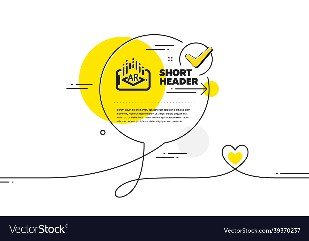 Augmented reality phone icon vr simulation sign Vector Image Augmented reality phone icon vr simulation sign Vector Image