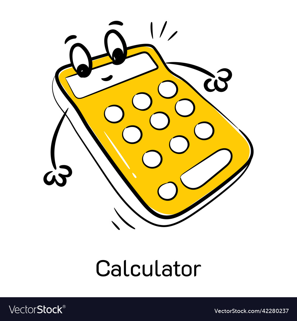 Calculator Royalty Free Vector Image - VectorStock