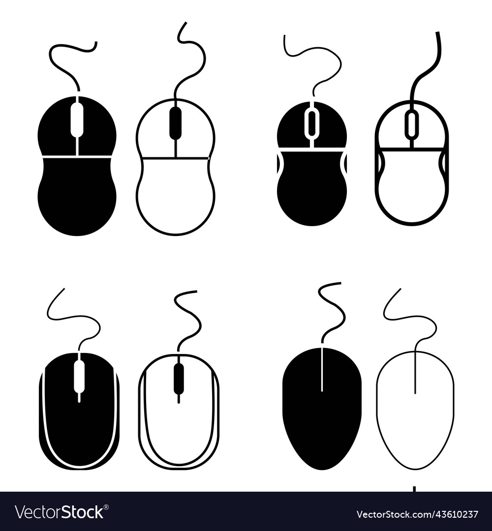 Mouse logo Royalty Free Vector Image - VectorStock