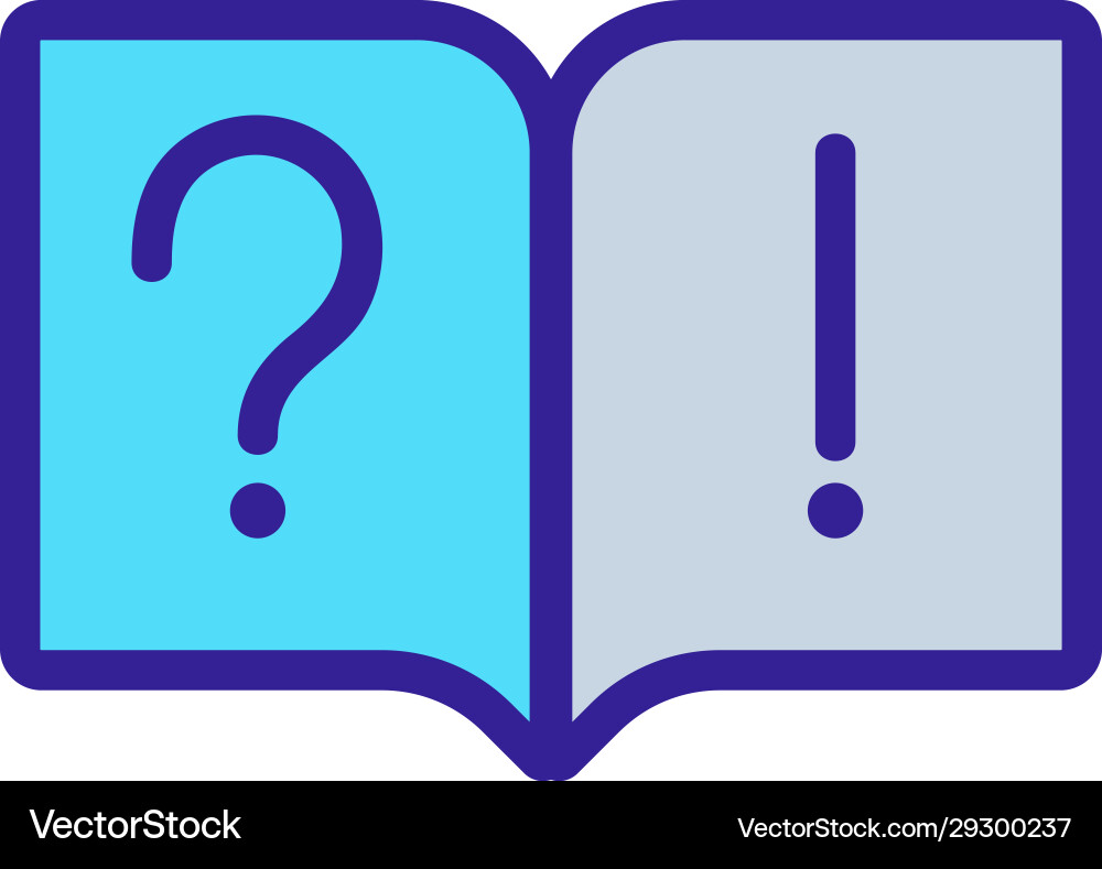 Questions and answers icon isolated Royalty Free Vector