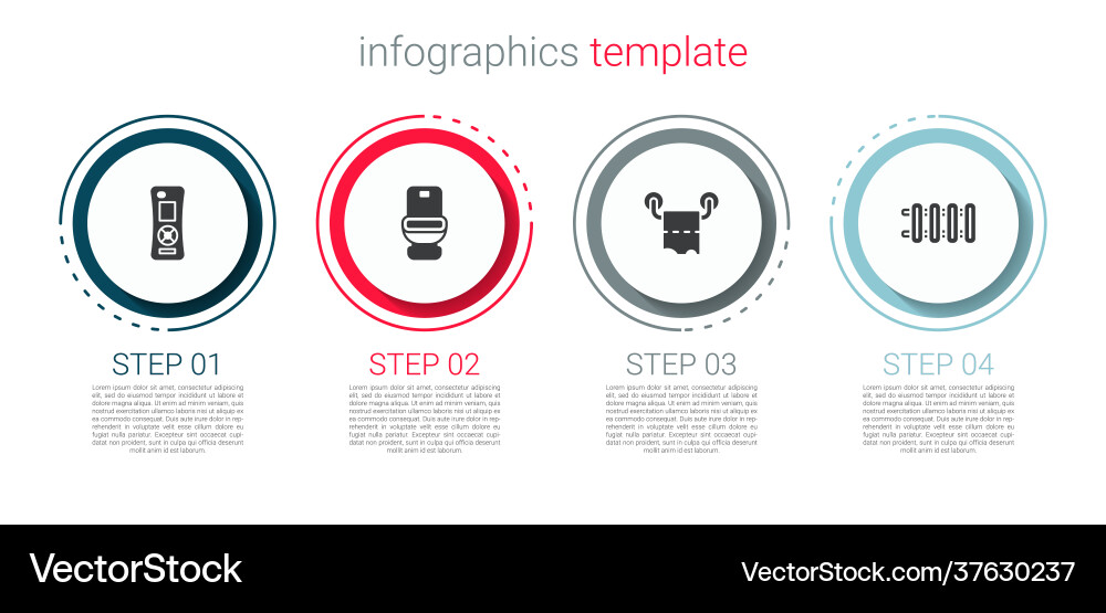 Set remote control toilet bowl paper roll Vector Image