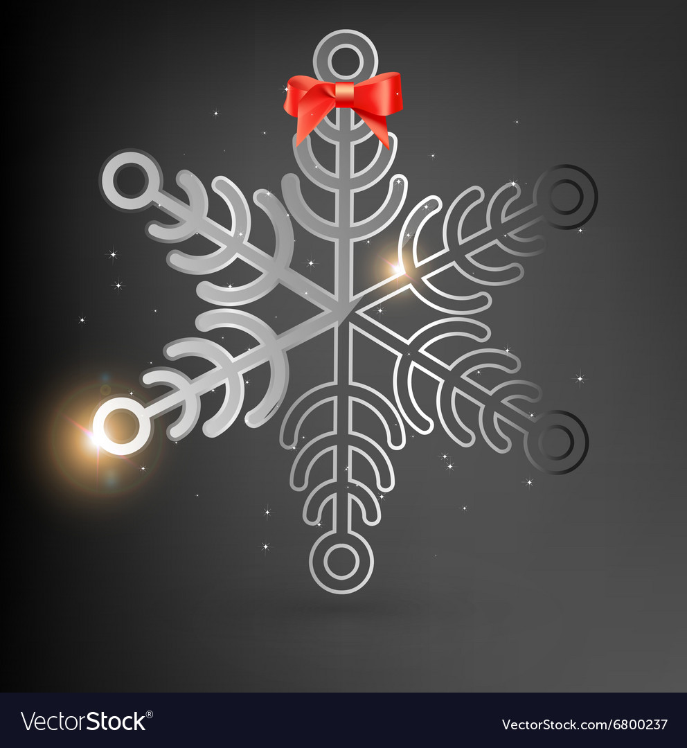 Snowflake design Royalty Free Vector Image - VectorStock