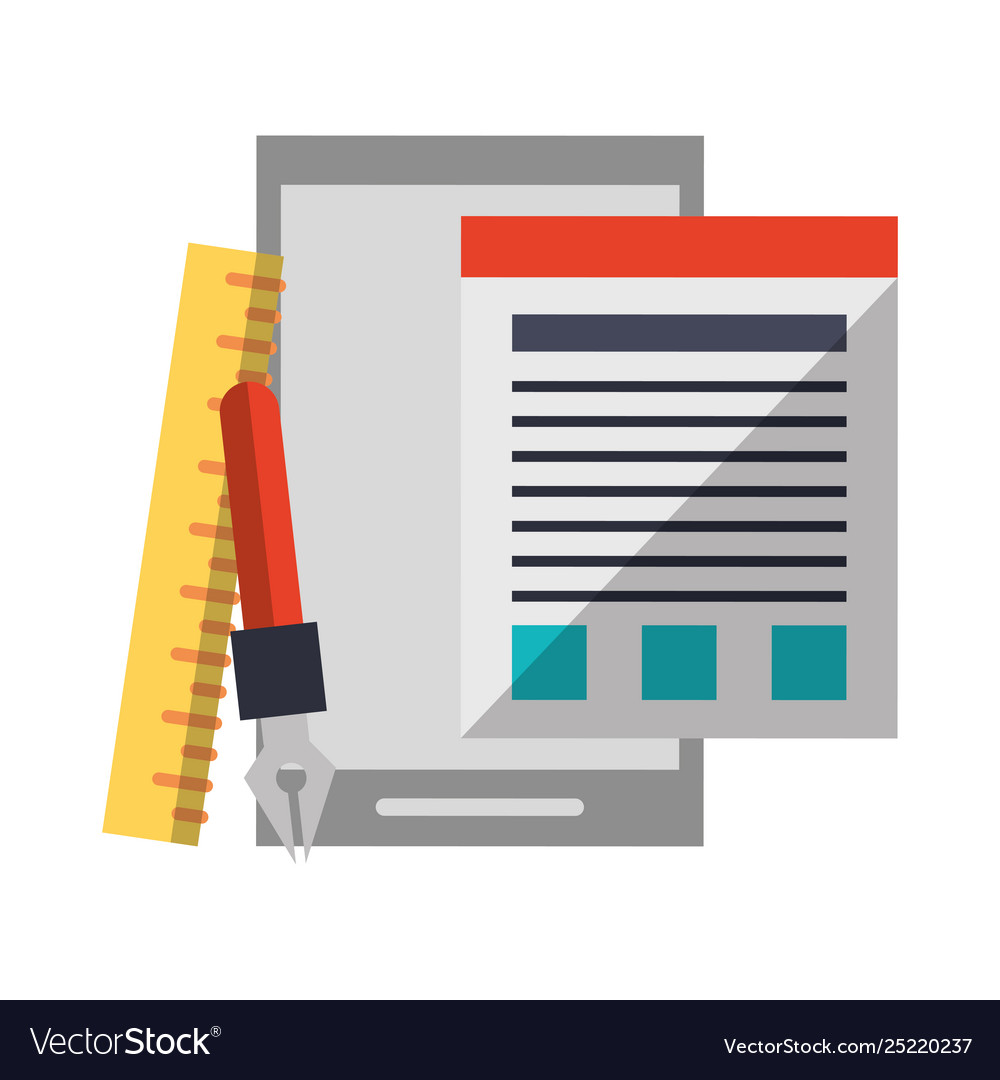 Technology software tools cartoon Royalty Free Vector Image