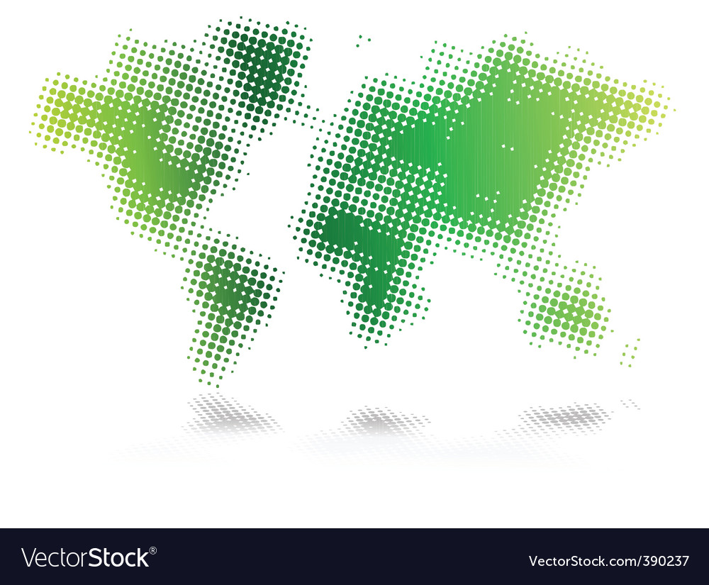 World map Royalty Free Vector Image - VectorStock