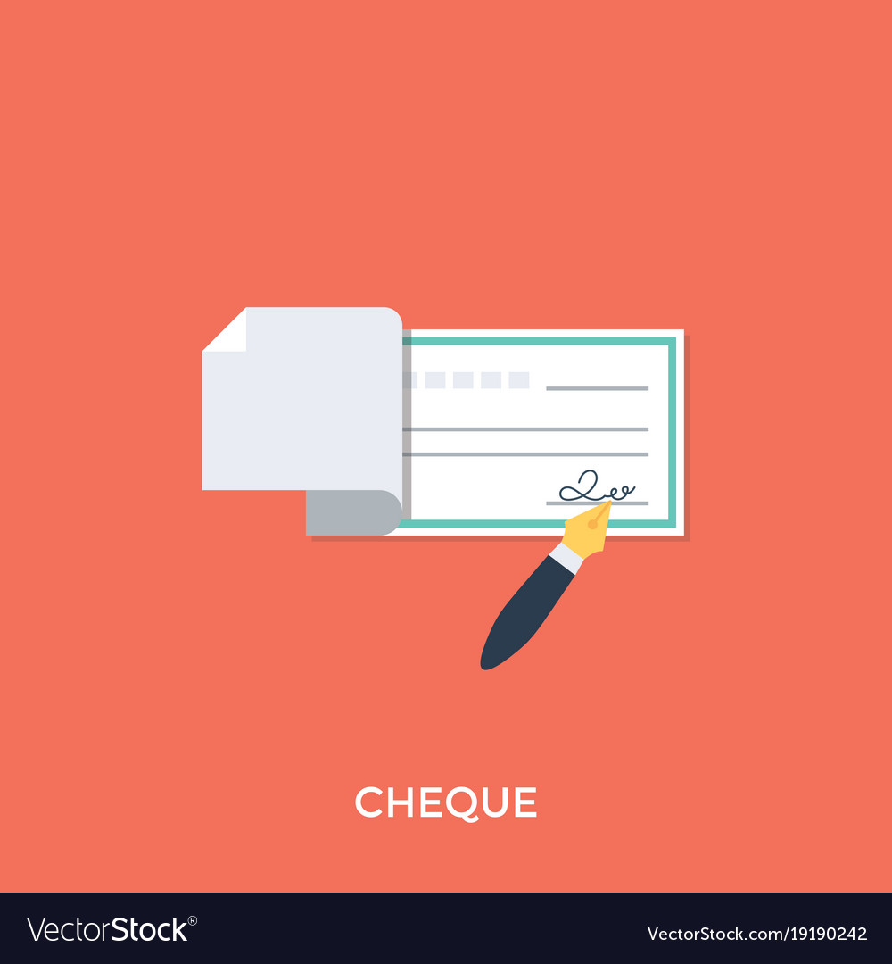 Cheque Royalty Free Vector Image - VectorStock