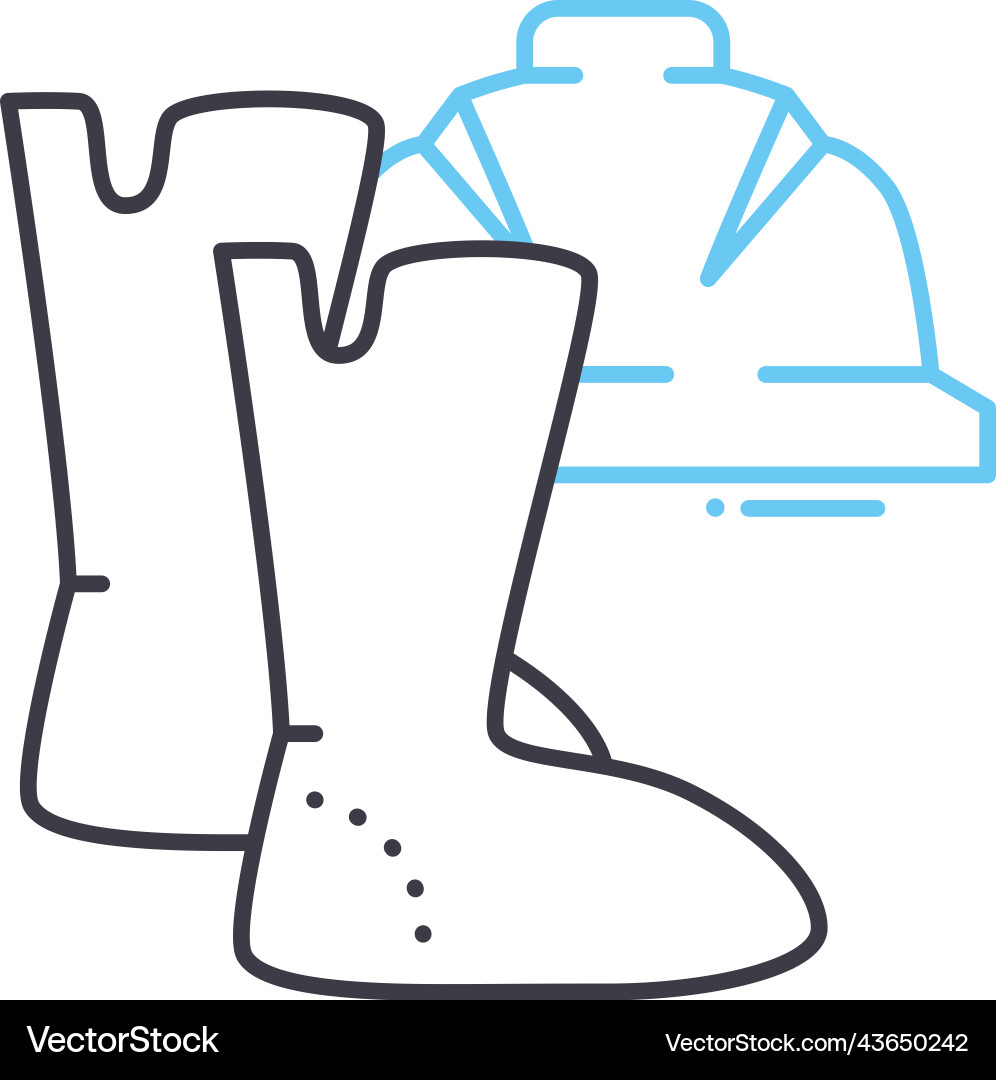 Out fit line icon outline symbol Royalty Free Vector Image