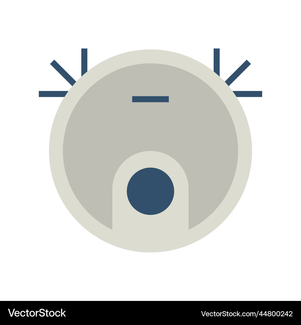 Robot vacuum cleaner icon clean floor cleaning Vector Image