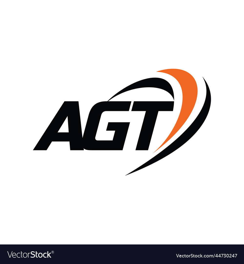 Agt monogram logo Royalty Free Vector Image - VectorStock