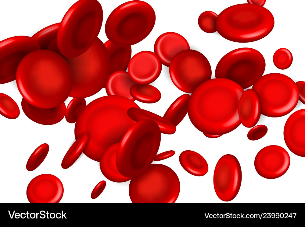 Creative of red blood cells Royalty Free Vector Image