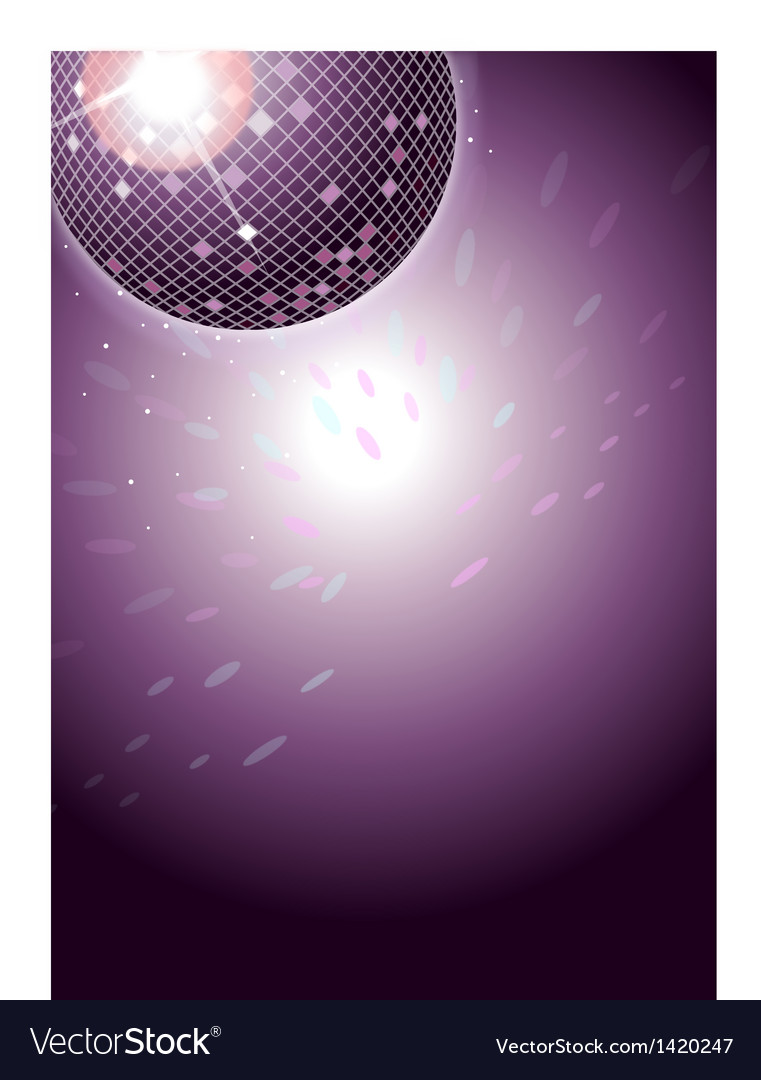 Disco dance background Royalty Free Vector Image