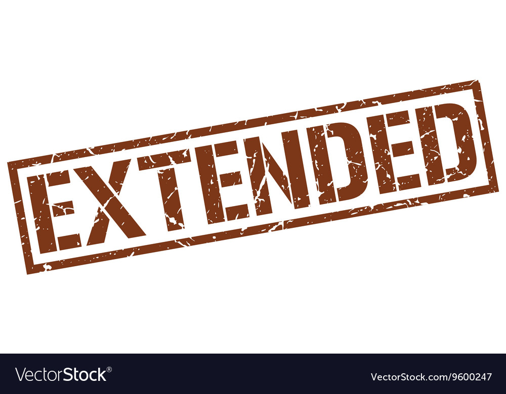Extended stamp Royalty Free Vector Image - VectorStock