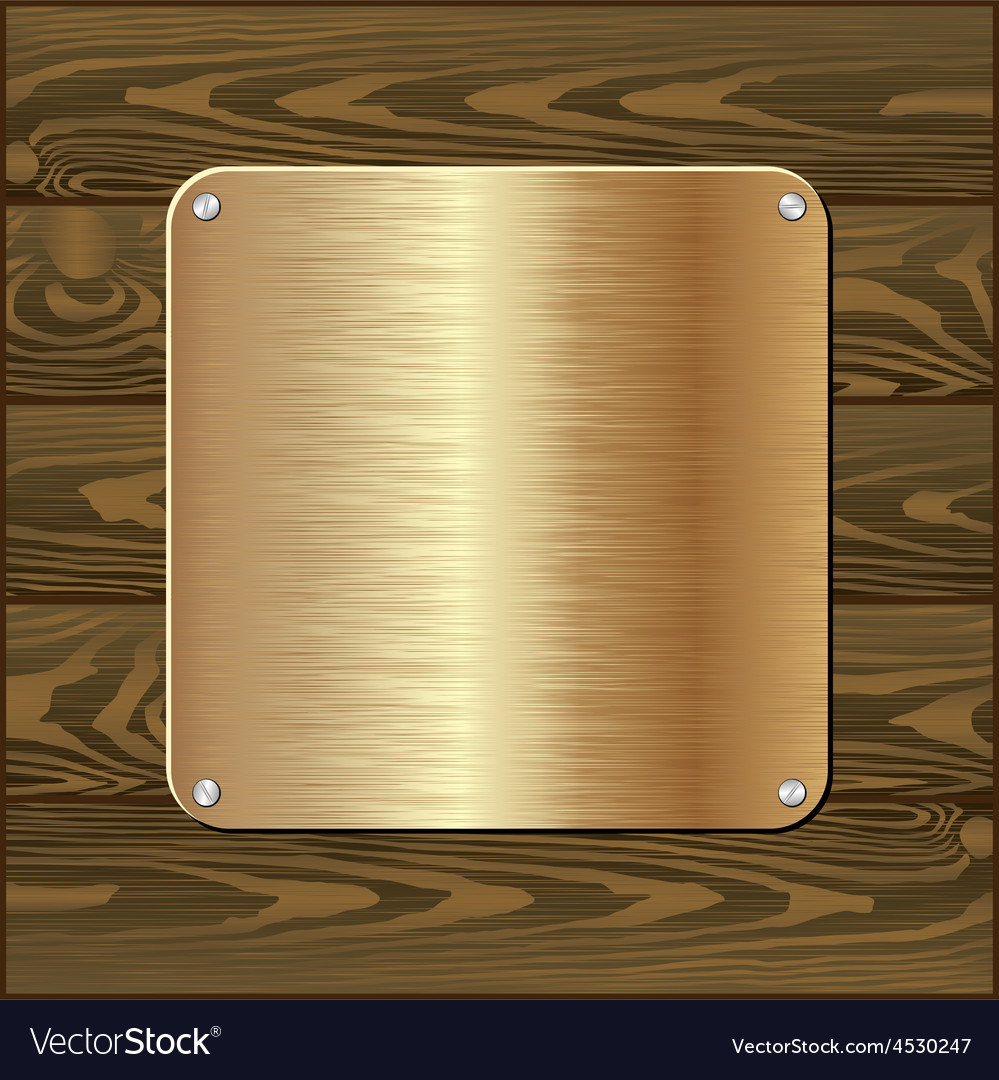 Plaque Royalty Free Vector Image - VectorStock