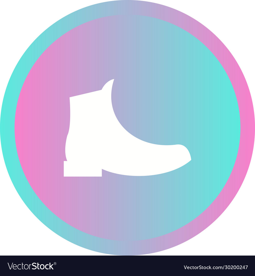 Unique boots glyph icon Royalty Free Vector Image