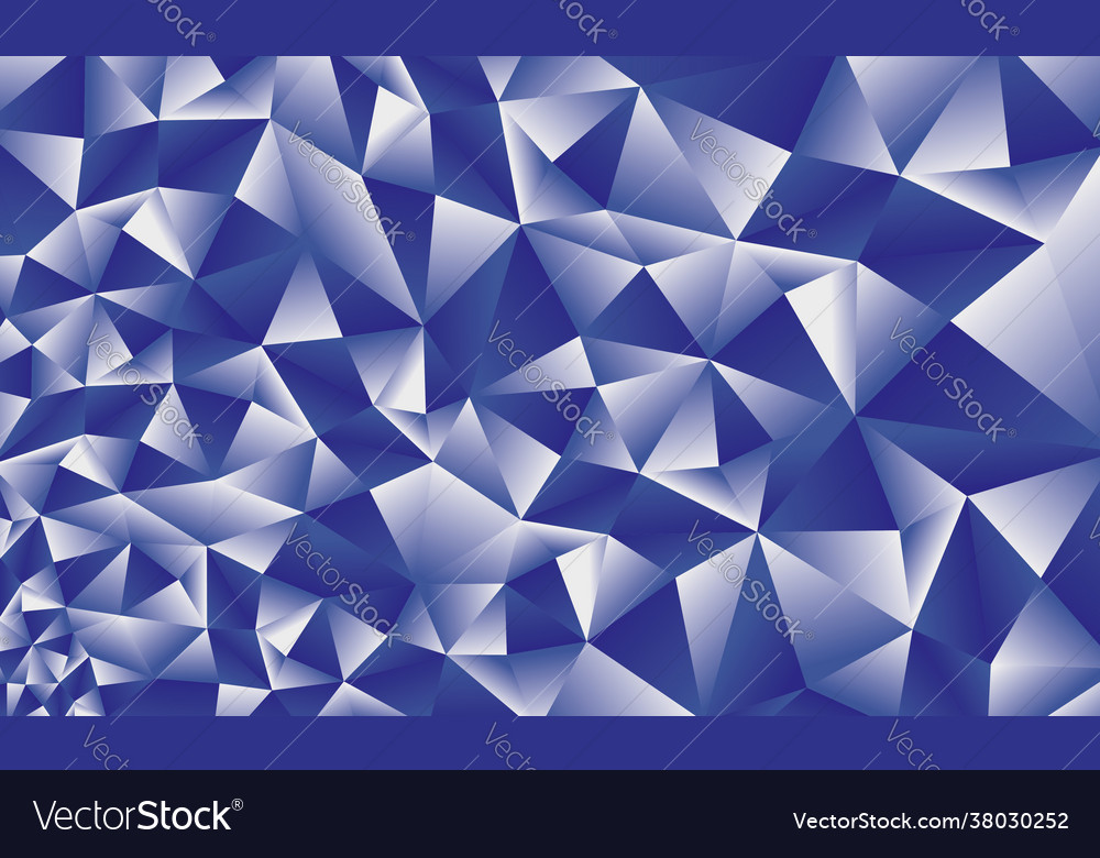 Blue triangles background Royalty Free Vector Image