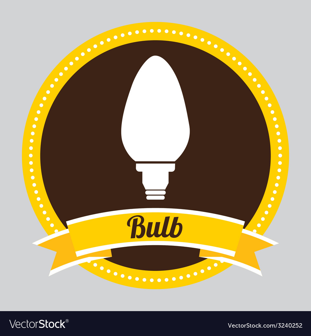 Bulb design Royalty Free Vector Image - VectorStock