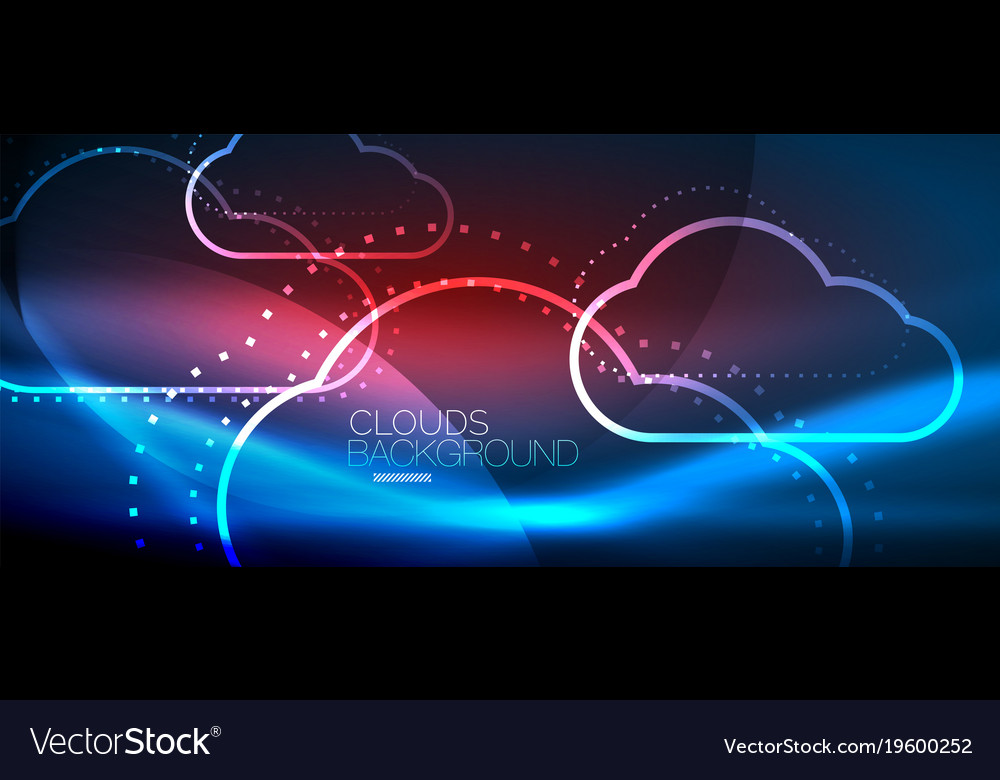 Cloud computing storage concept Royalty Free Vector Image