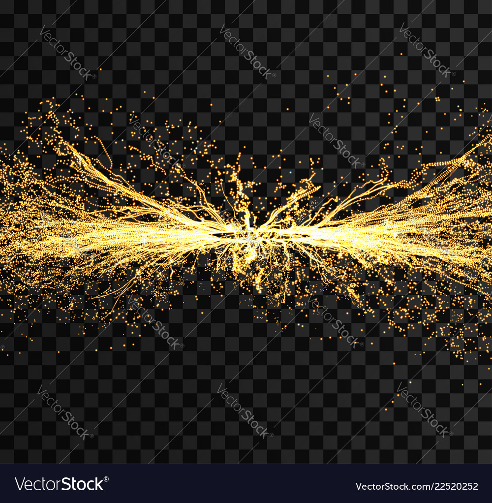 Electricity lighting effects array with dynamic Vector Image