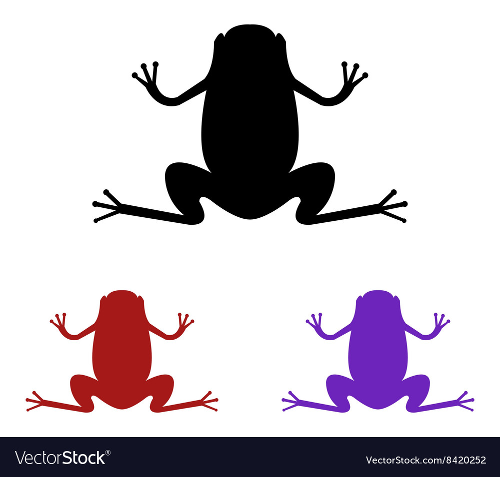 Frogs Royalty Free Vector Image - VectorStock
