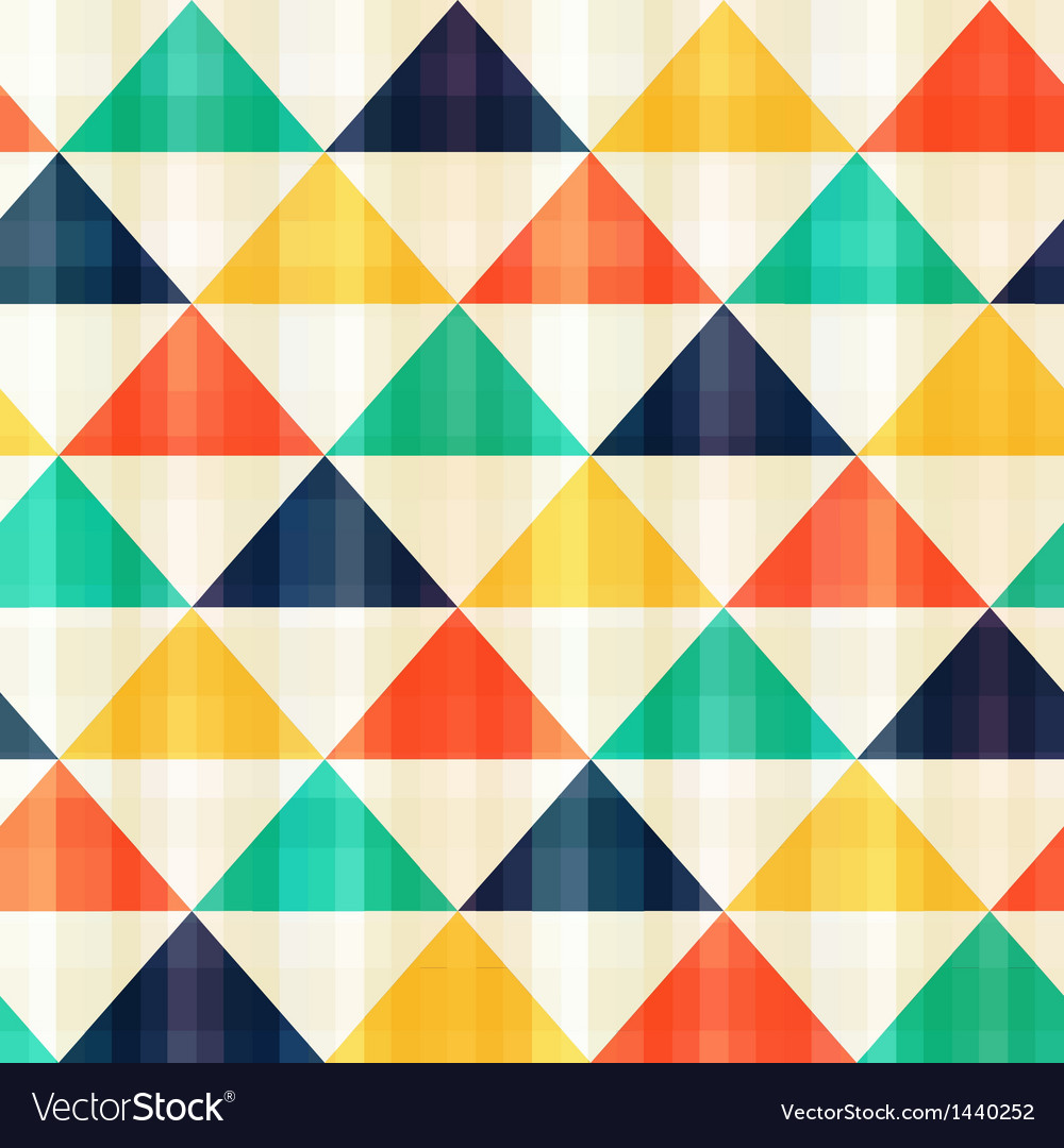 Seamless triangle pattern Royalty Free Vector Image