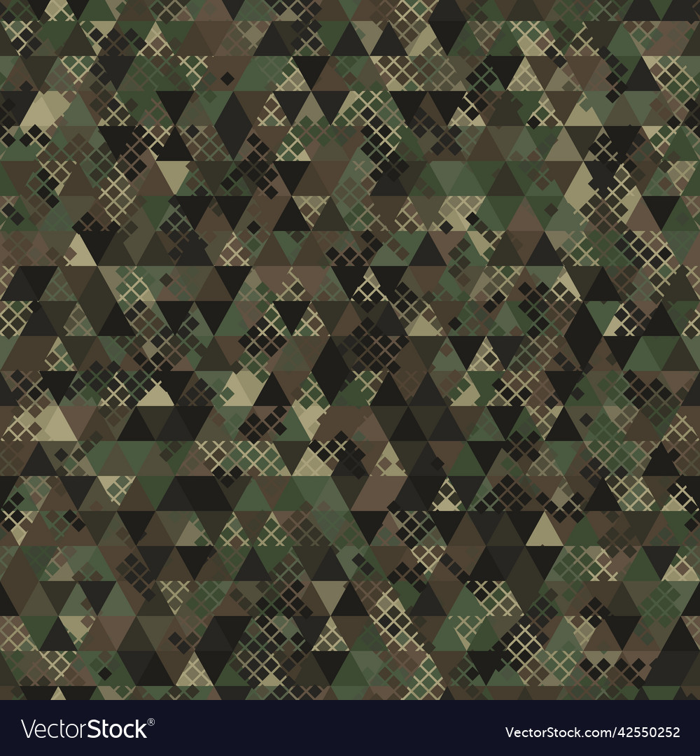 Trendy low poly seamless pattern Royalty Free Vector Image