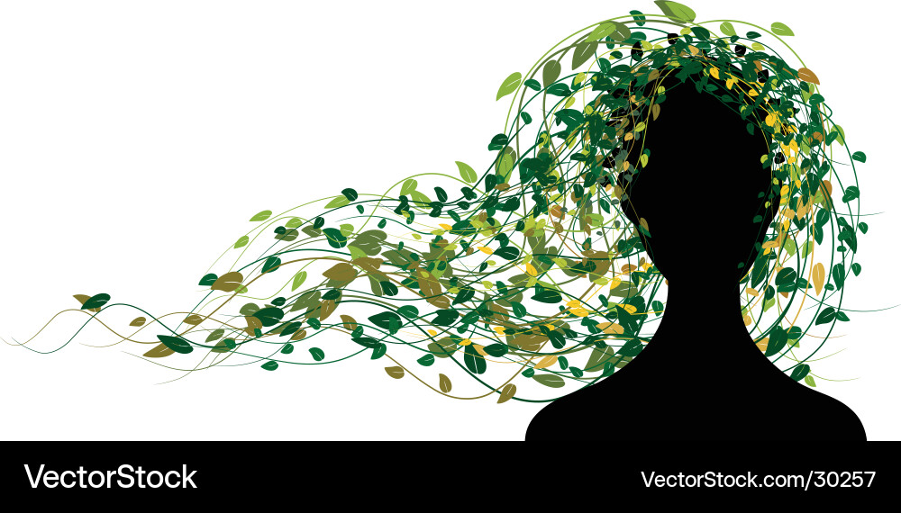 Beautiful Girl Royalty Free Vector Image Vectorstock