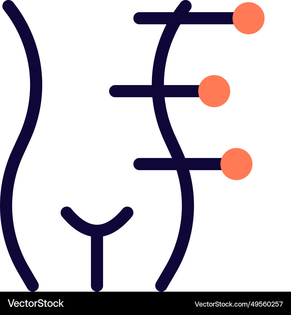 Body acupuncture service available at spa Vector Image