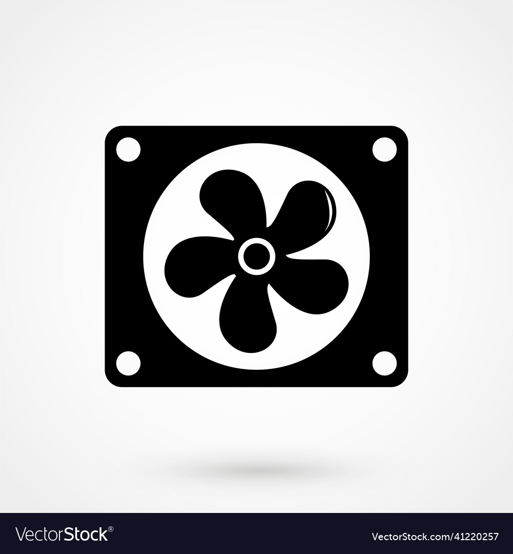 Computer fan Royalty Free Vector Image - VectorStock