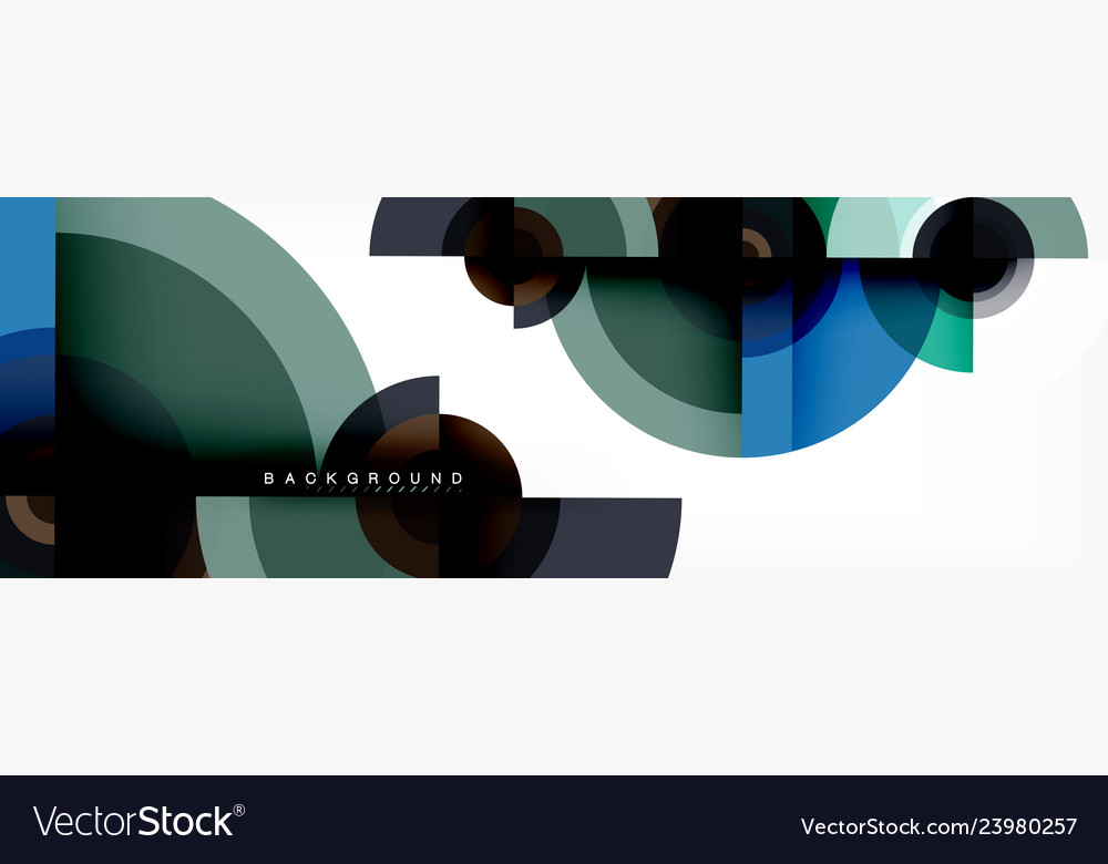 Geometric circle abstract background creative Vector Image