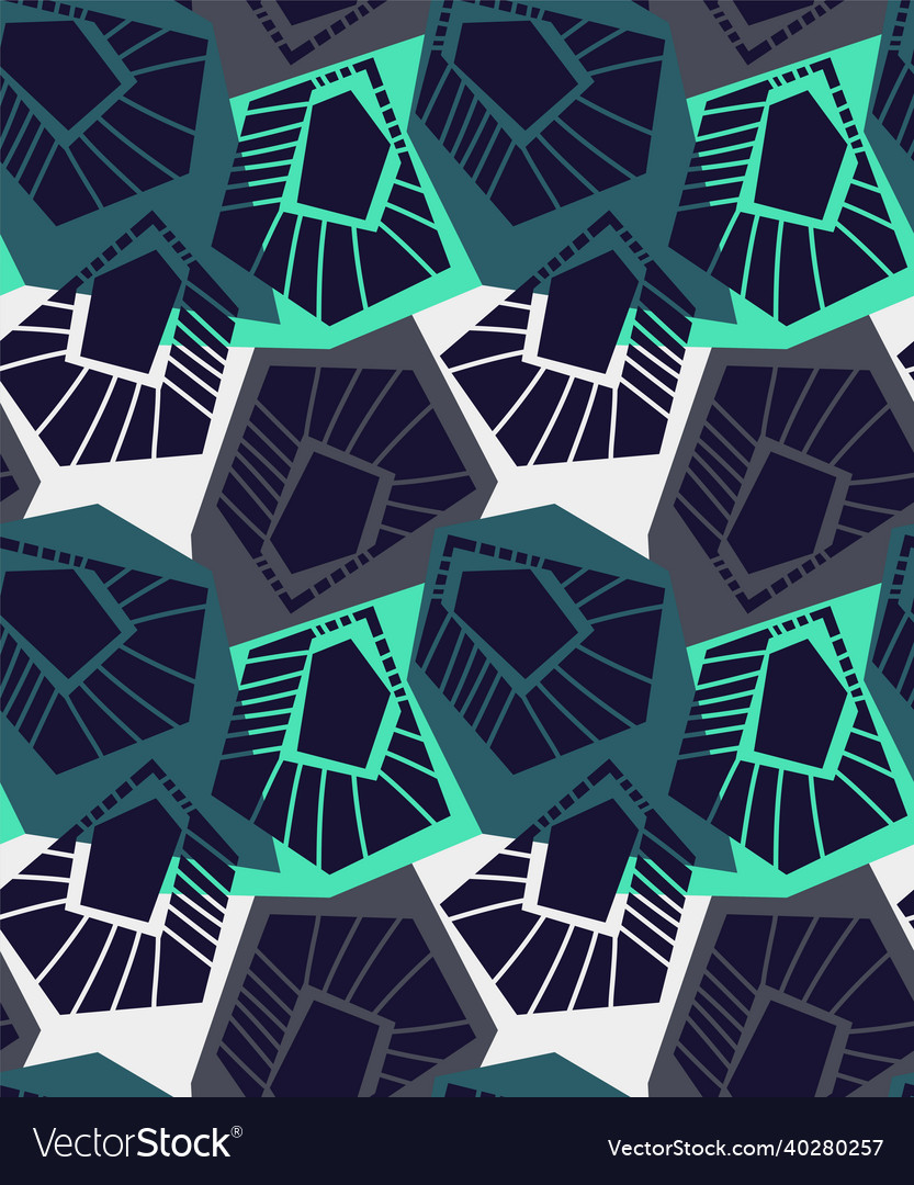Seamless abstract colorful geometry pattern Vector Image