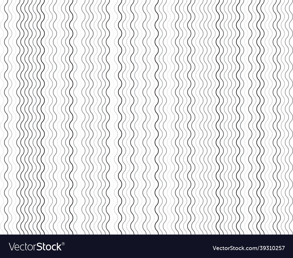 Seamless wavy lines pattern Royalty Free Vector Image