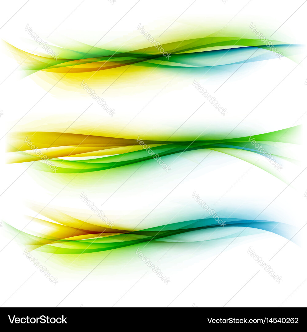 Abstract bright modern swoosh futuristic wave Vector Image
