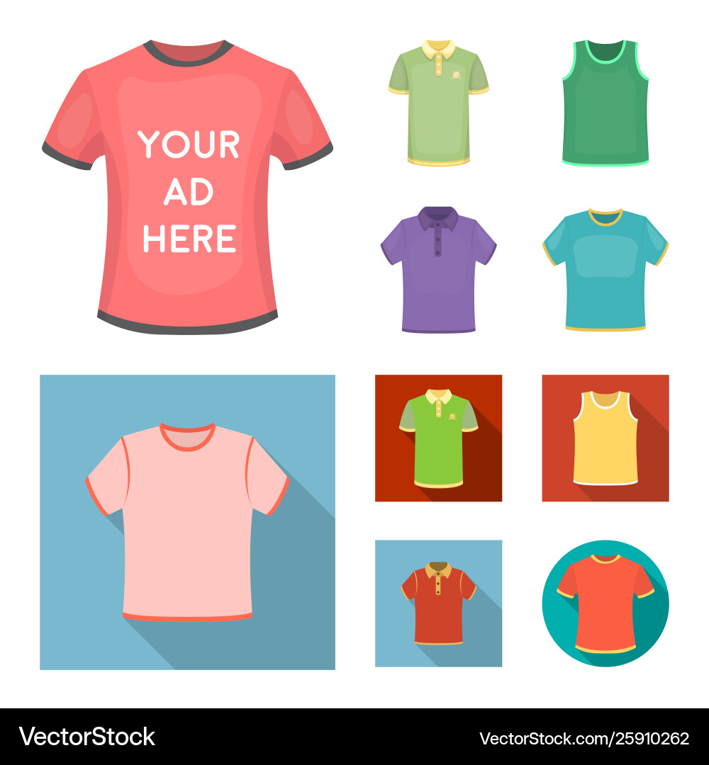 Clothes and wear symbol Royalty Free Vector Image