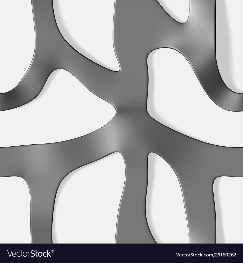 Eps10 seamless pattern curves interconnected Vector Image