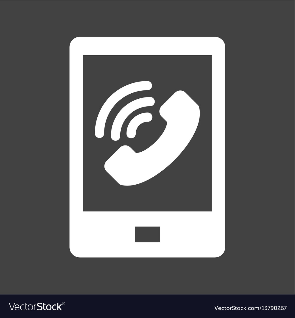 Active call Royalty Free Vector Image - VectorStock