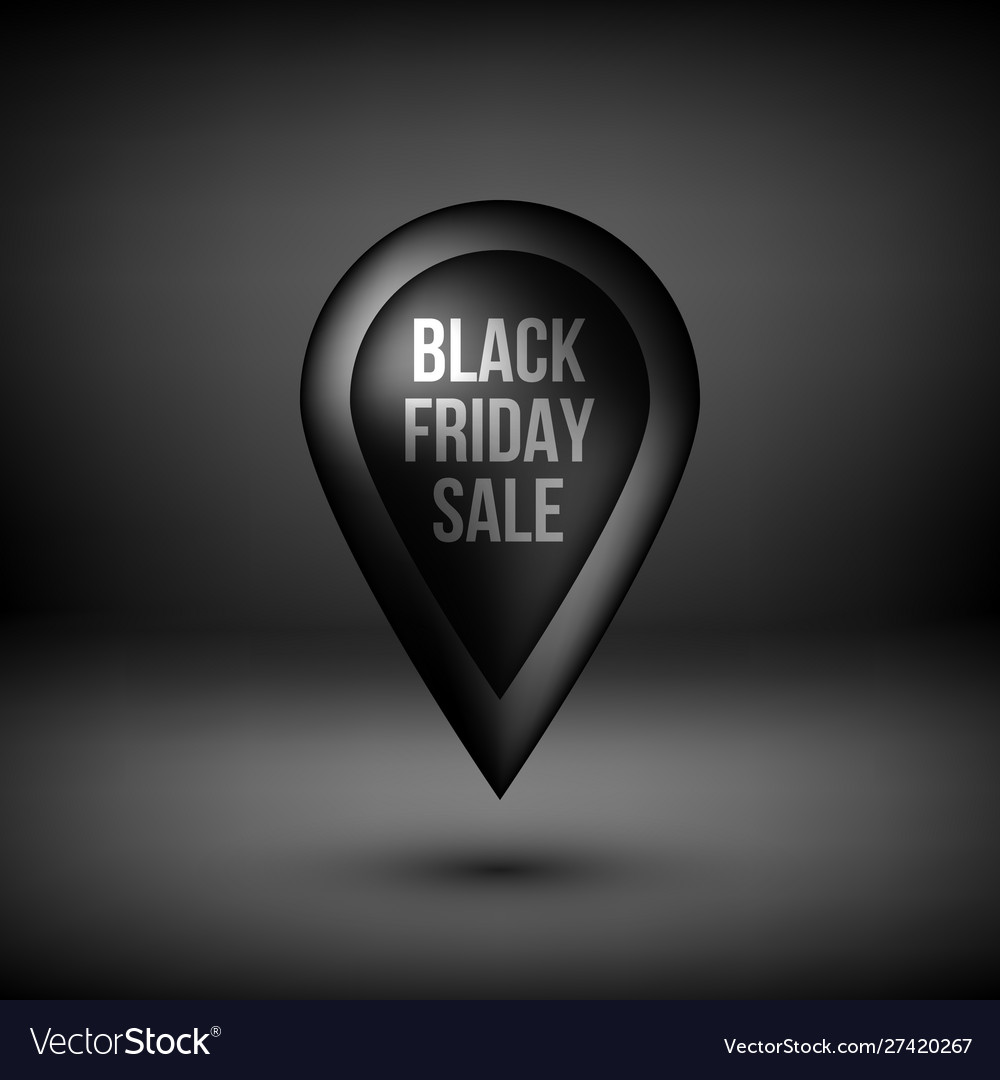 Black bubble map pointer badge Royalty Free Vector Image