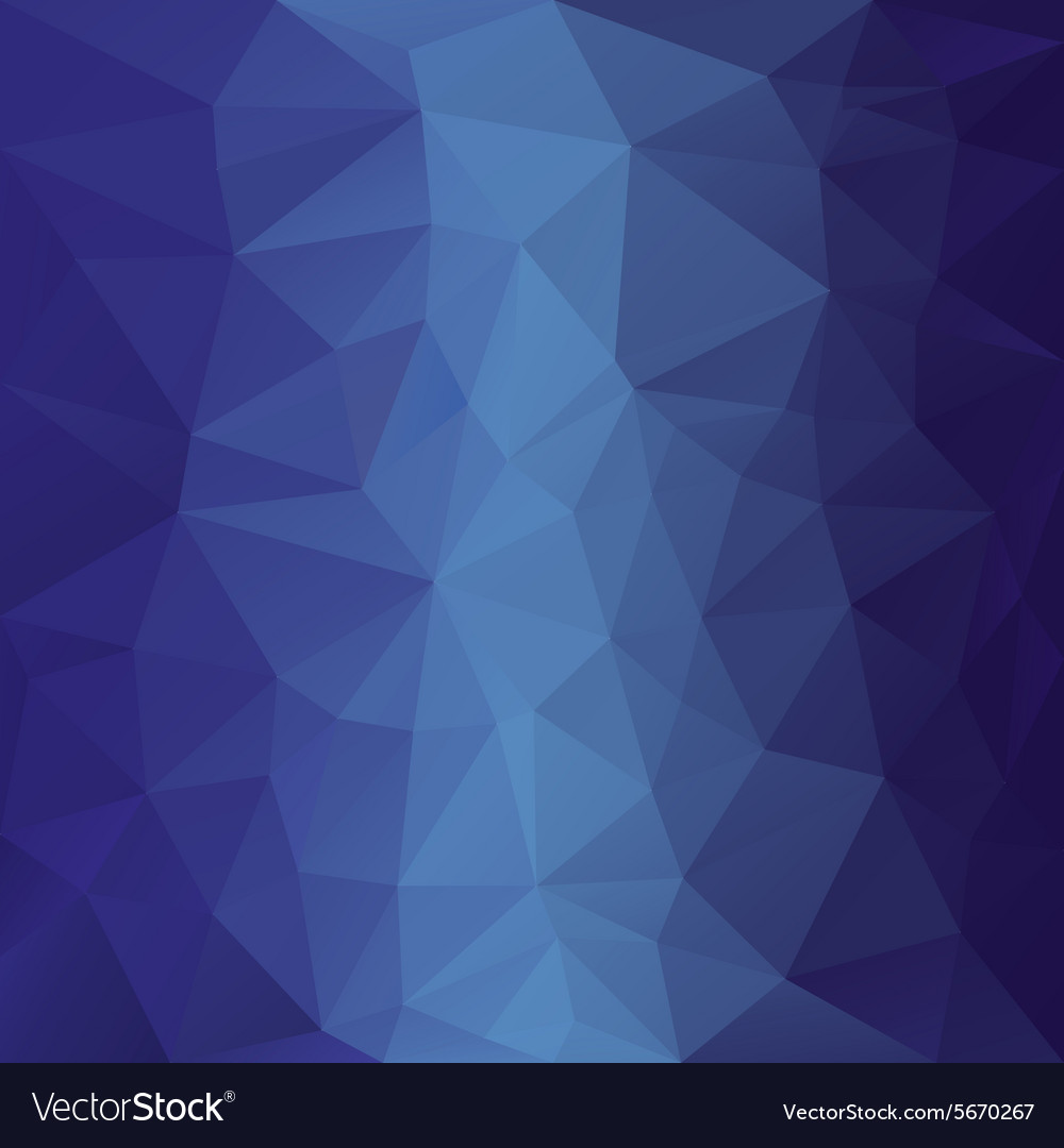 Blue sky ocean polygonal triangular pattern Vector Image