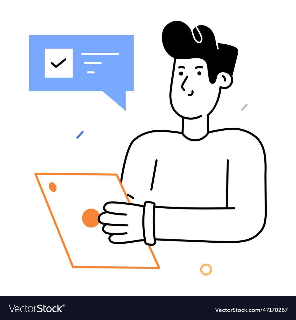 Check message Royalty Free Vector Image - VectorStock