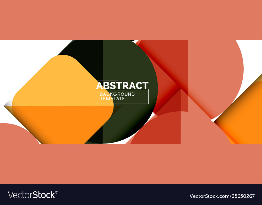 Clean minimal geometric abstract background Vector Image