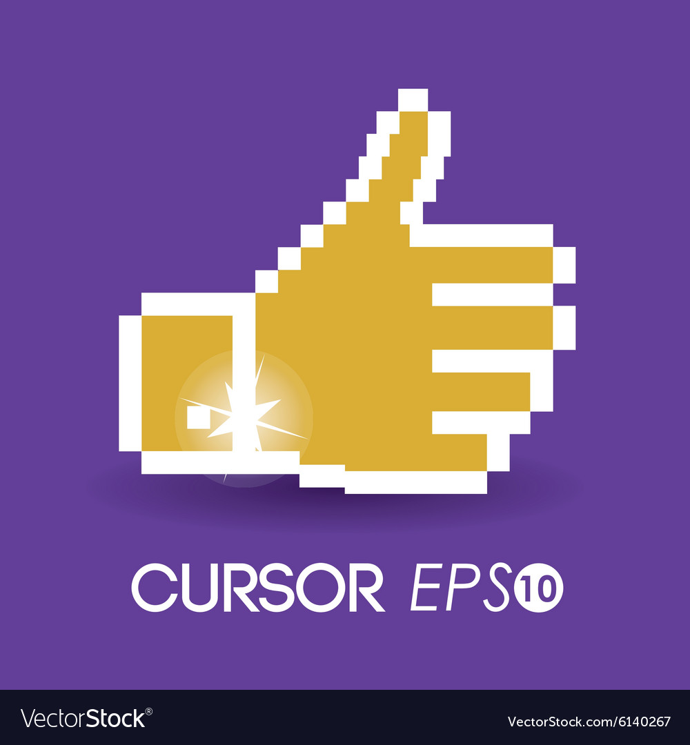 Cursor design Royalty Free Vector Image - VectorStock