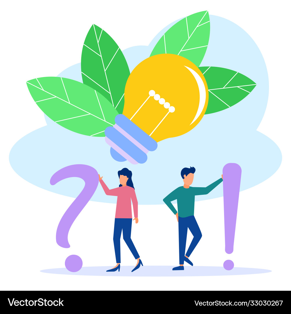 Graphic cartoon character questions Royalty Free Vector