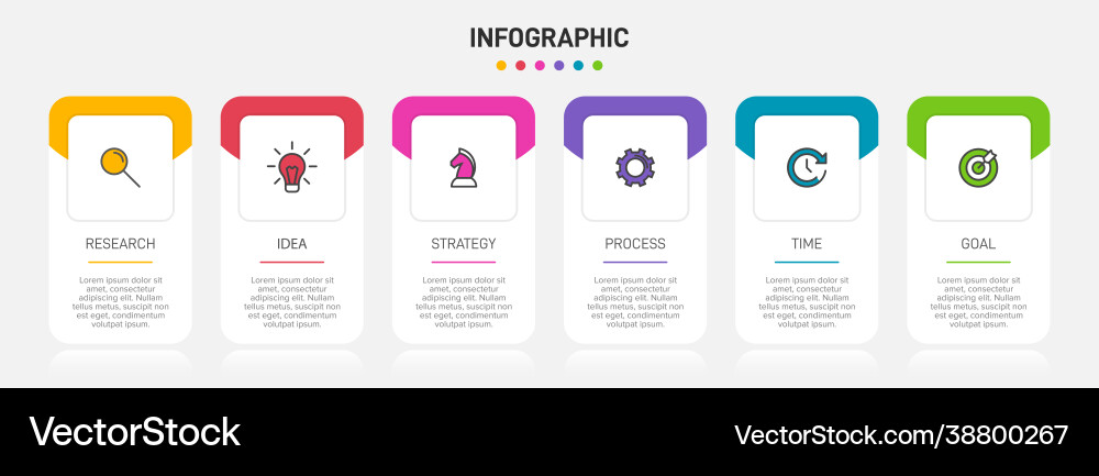 Infographic design with icons and 5 options Vector Image