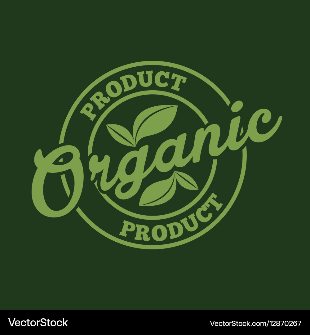 Organic and natural design Royalty Free Vector Image