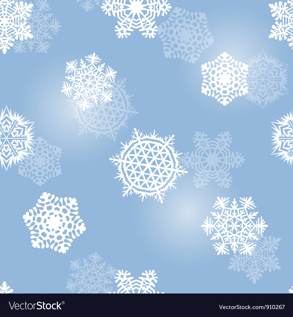 Winter seamless background Royalty Free Vector Image
