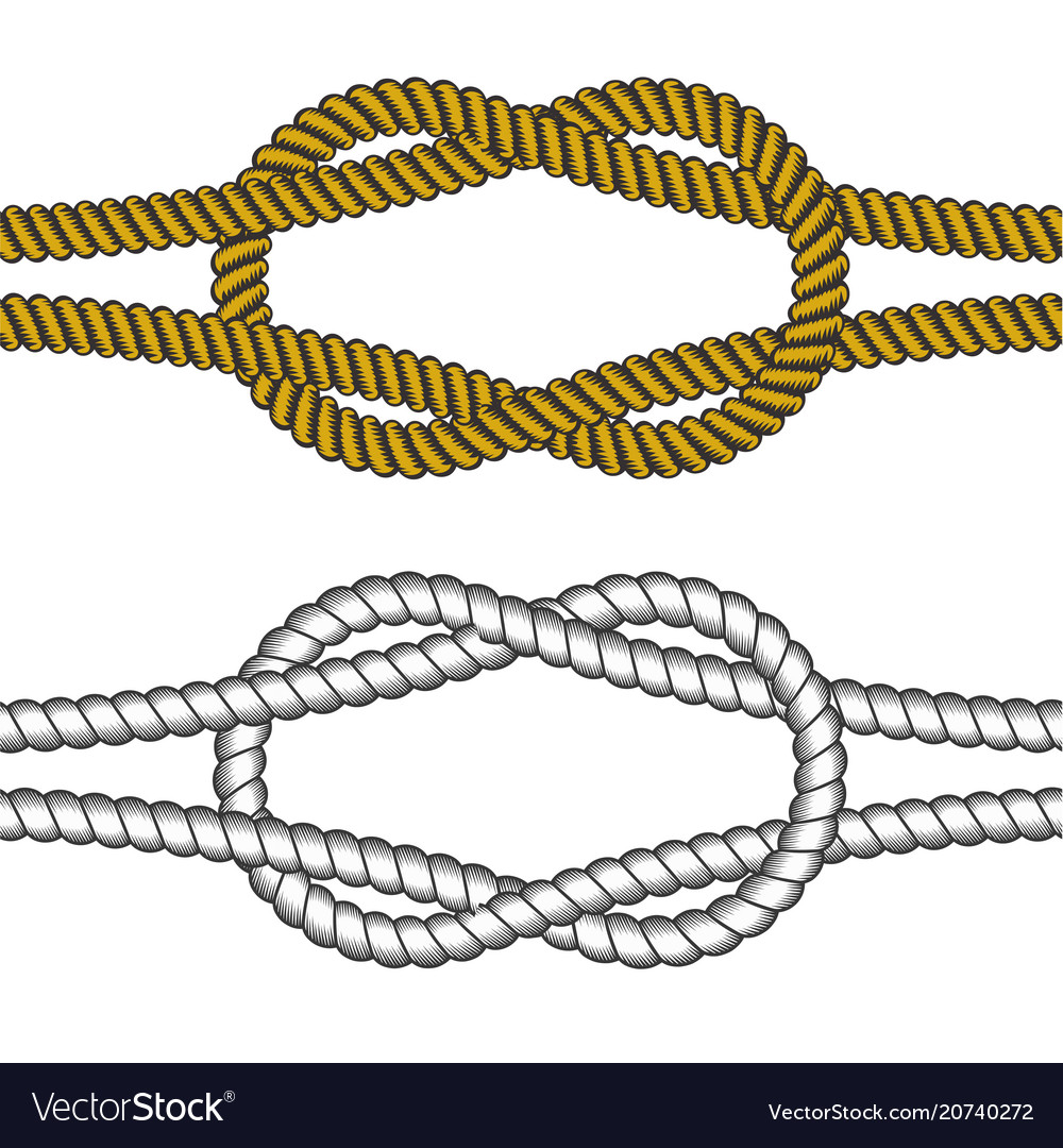 136 rope a3 Royalty Free Vector Image - VectorStock