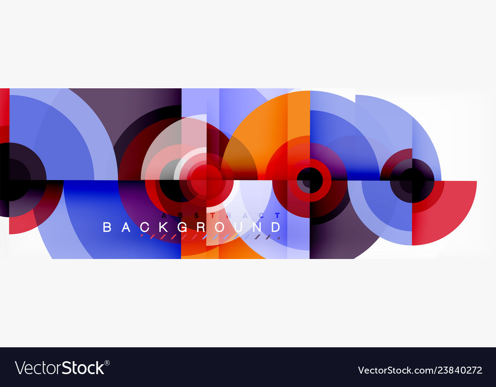 Geometric circle abstract background creative Vector Image